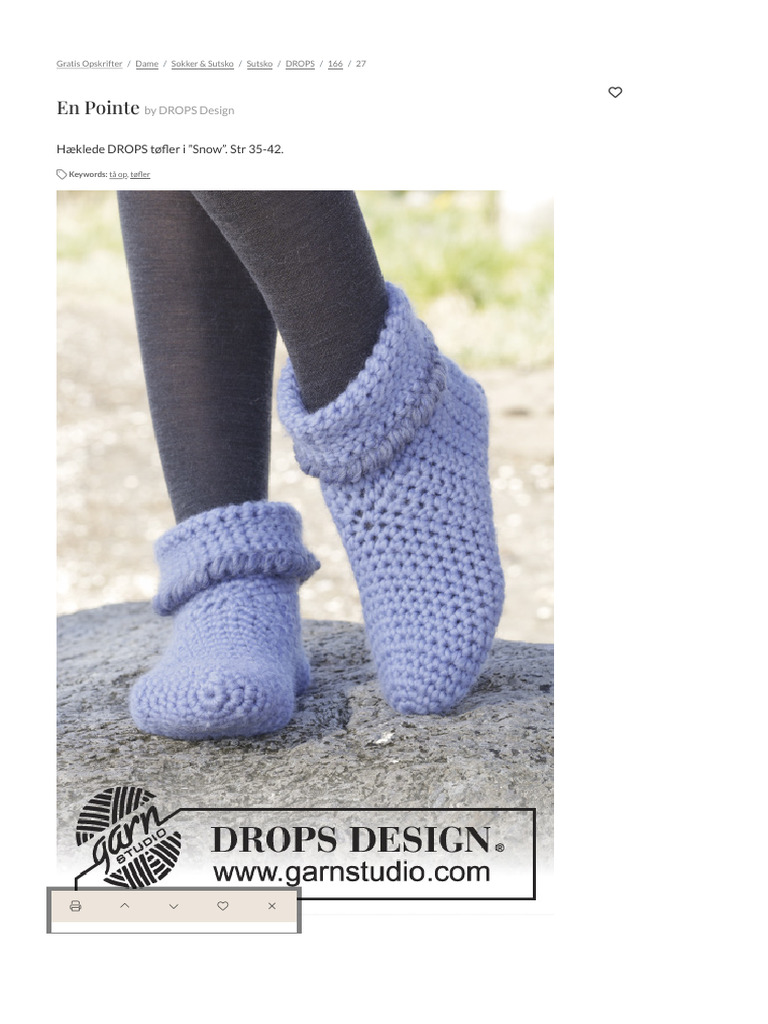 En Pointe - DROPS 166-27 - Gratis Hækleopskrifter Fra DROPS Design | PDF