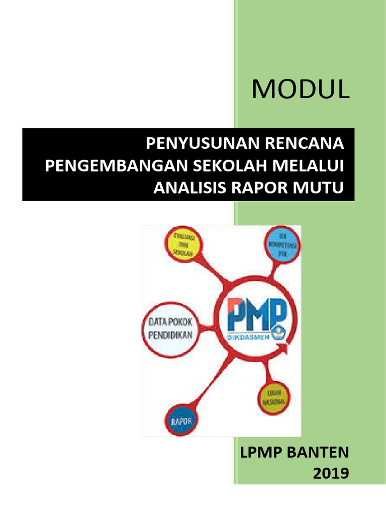 MODUL - Rencana Pengembangan Sekolah - Revisi | PDF