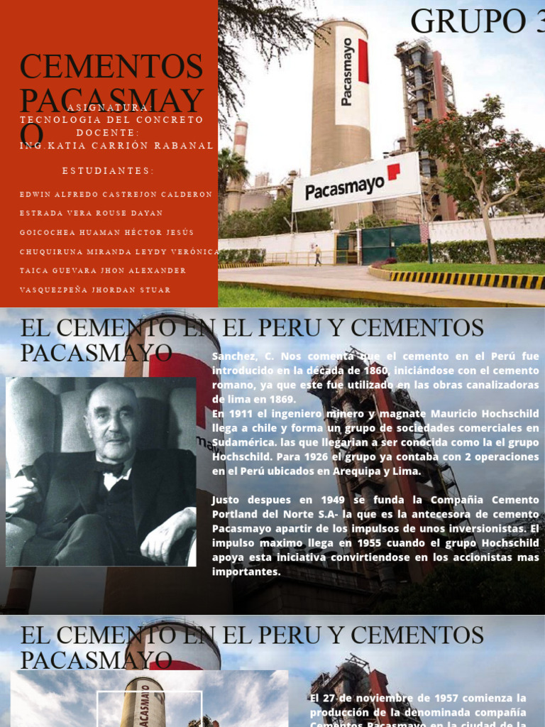 Historia de Cementos Pacasmayo | PDF | Cemento | Perú