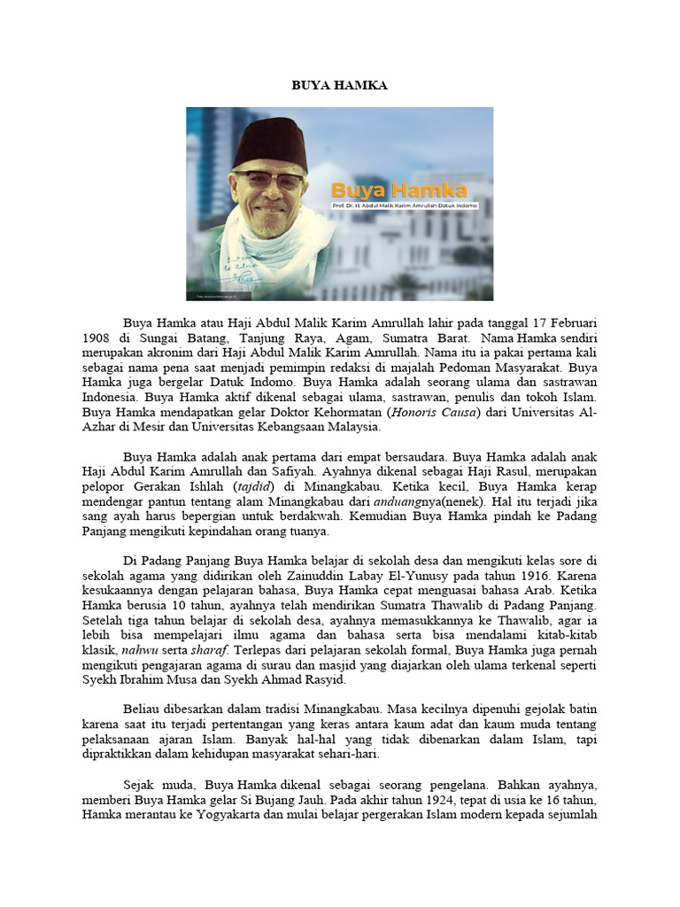 Buya Hamka | PDF