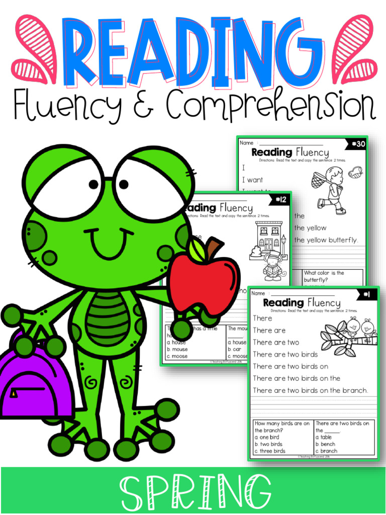 3 - Spring Reading Fluency and Comprehension | PDF