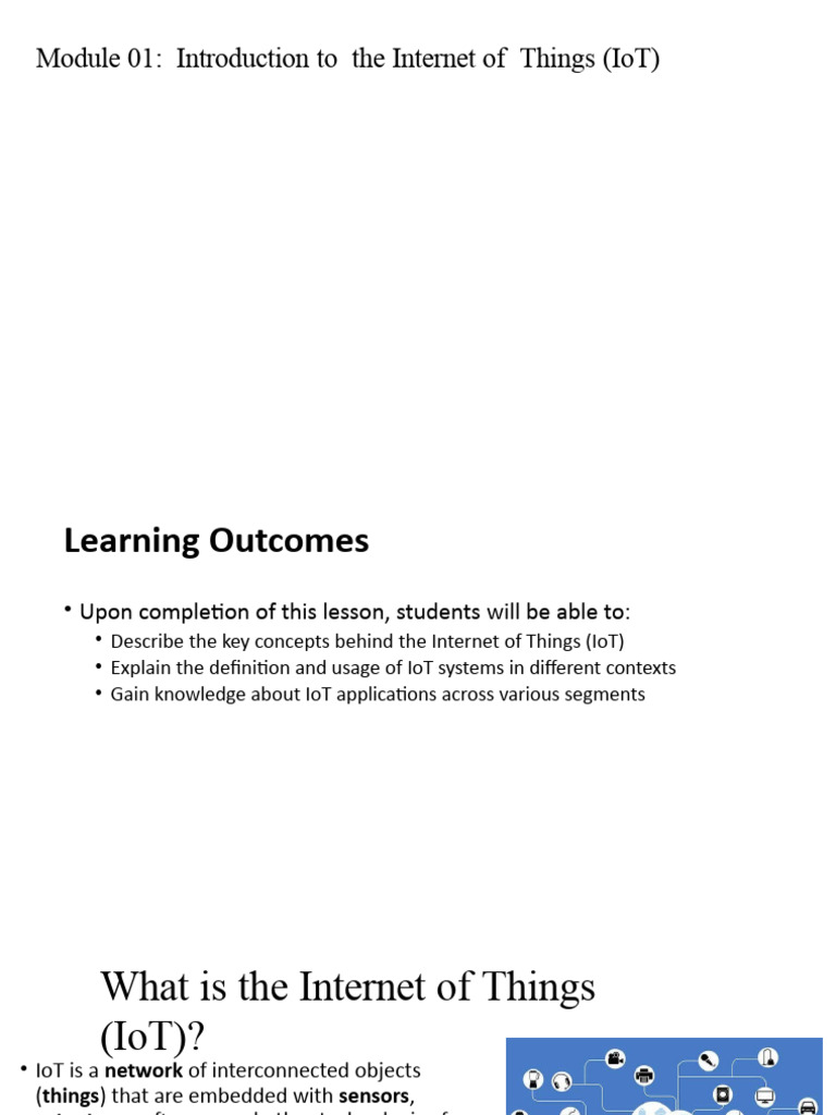 Module01 Introduction To The Internet Of Things Iot Pdf