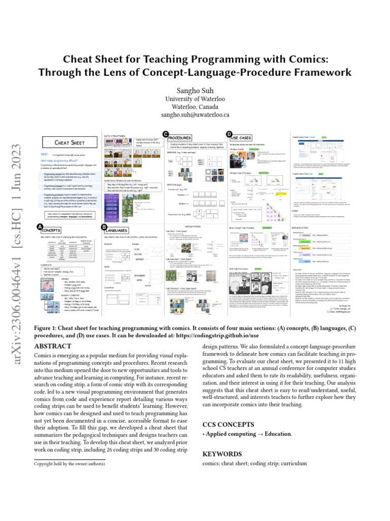 Cheat Sheet For Teaching Programming With Comics | PDF | Computer ... Cheat Sheet For Teaching Programming With Comics | PDF | Computer ...