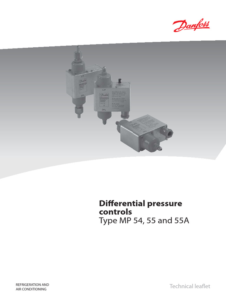 Danfoss PressureControl Catalog | PDF | Relay | Fuse (Electrical)