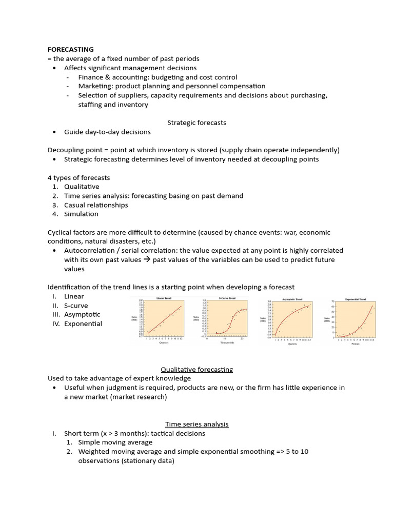 Chapter 18 Operations Management | PDF | Forecasting | Linear Regression