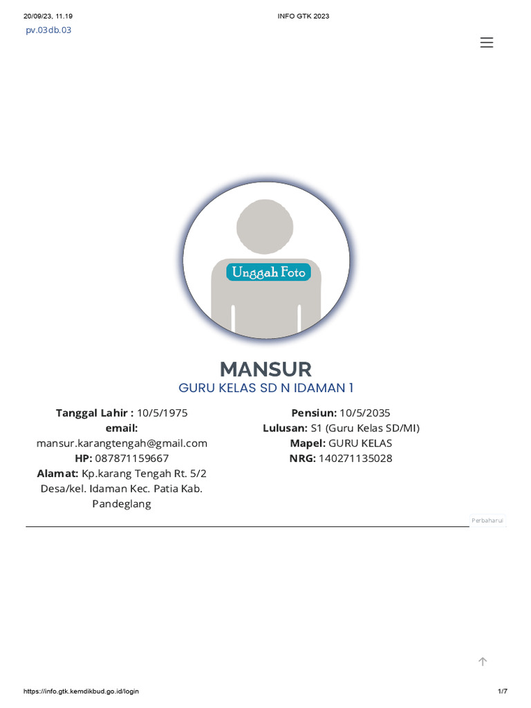 INFO GTK 2023 Mansur | PDF