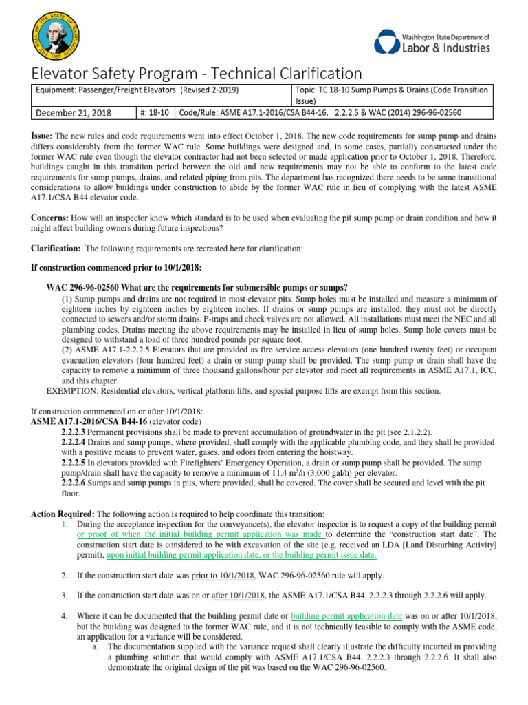 Sump Pumps Drains | PDF | Elevator | Civil Engineering