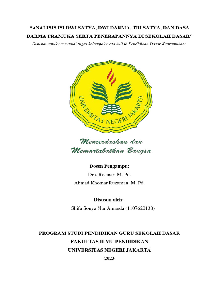 Tugas Pramuka 1 | PDF