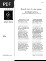 2024 HRAC Herbicide Mode of Action Guide | PDF | Biochemistry | Chemistry