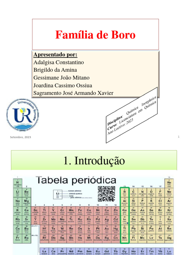 Família de Boro | Download grátis PDF | Ligação química | Boro