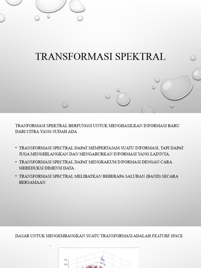 Transformasi Spektral & Indeks Vegetasi | PDF