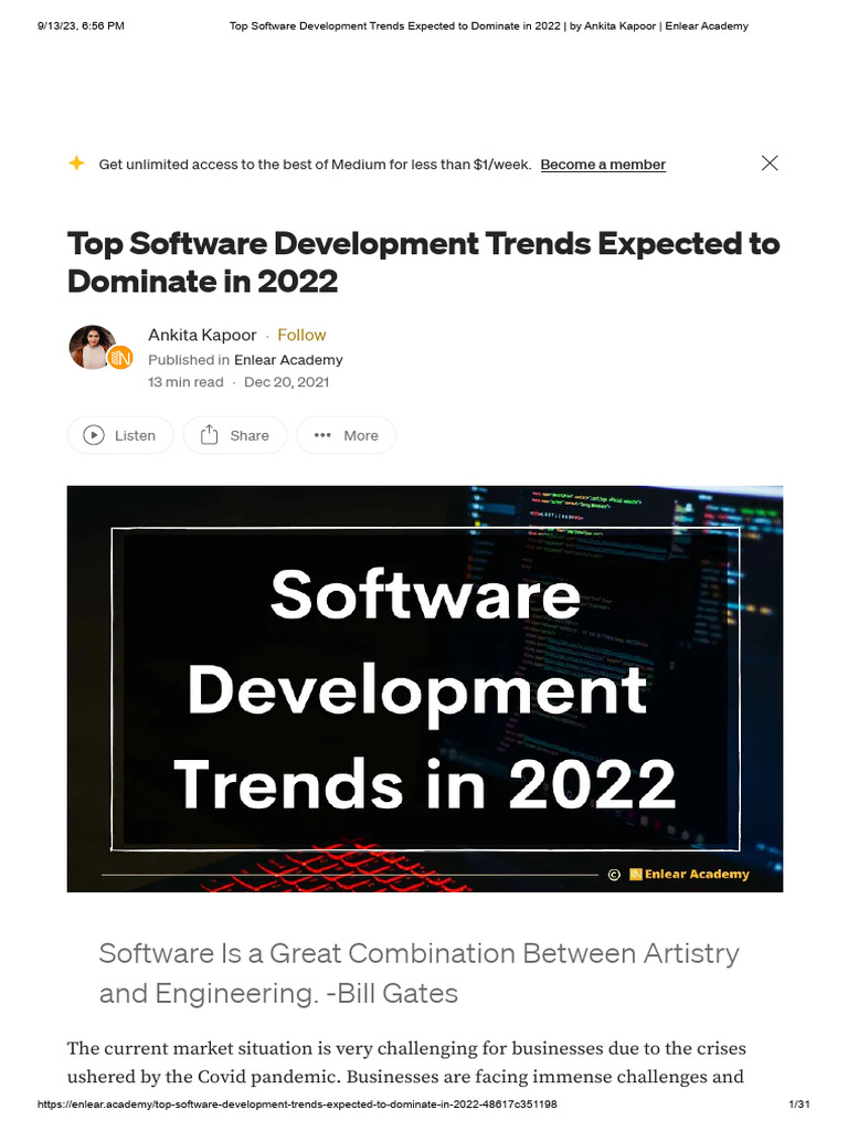 Top Software Development Trends Expected To Dominate in 2022 - by ... Top Software Development Trends Expected To Dominate in 2022 - by ...