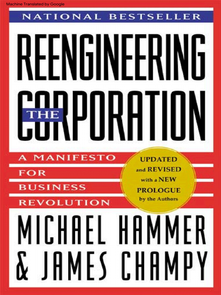 01 Book - Reengineering The Corporation A Manifesto For Business ...
