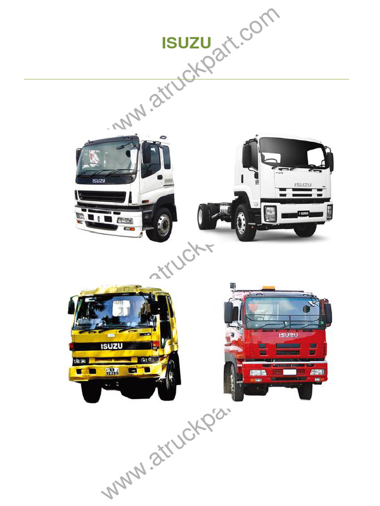 Isuzu Truck Parts Catalog Online | PDF | Wheeled Vehicles | Vehicles
