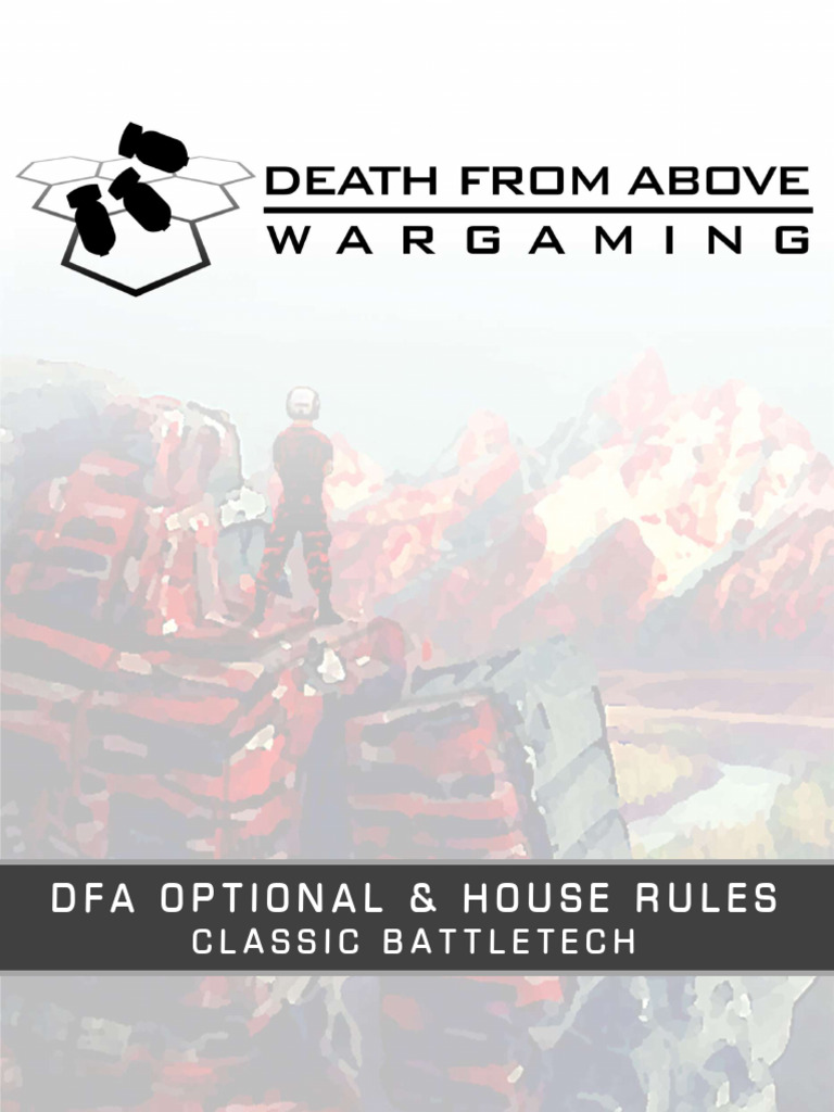 DFA Classic BattleTech House Rules v1.1 | PDF | Battle Tech | Cluster ... DFA Classic BattleTech House Rules v1.1 | PDF | Battle Tech | Cluster ...