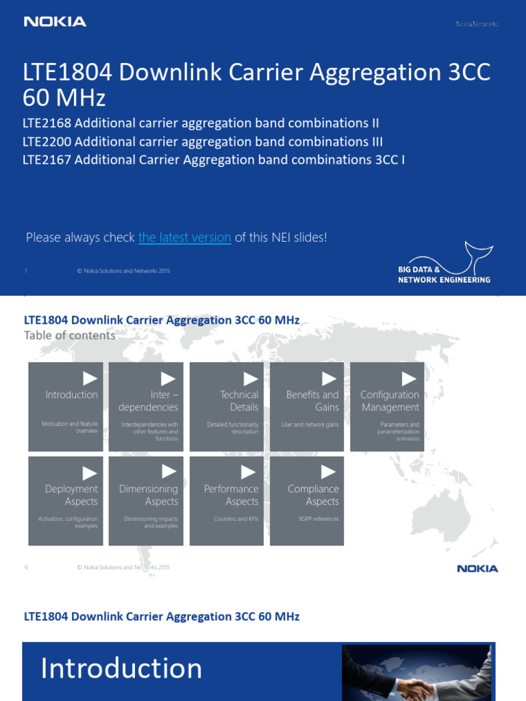 Downlink Carrier Aggregation 3CC | PDF | Lte (Telecommunication ...