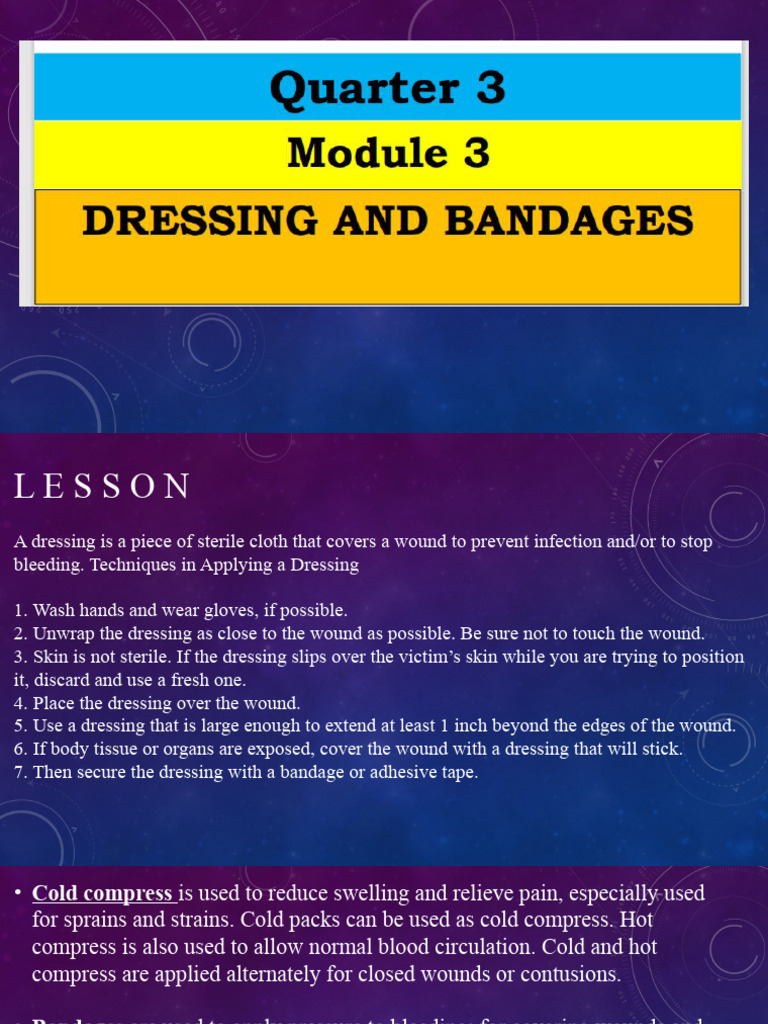 Health Module 3 | PDF | Wound | Medical Specialties