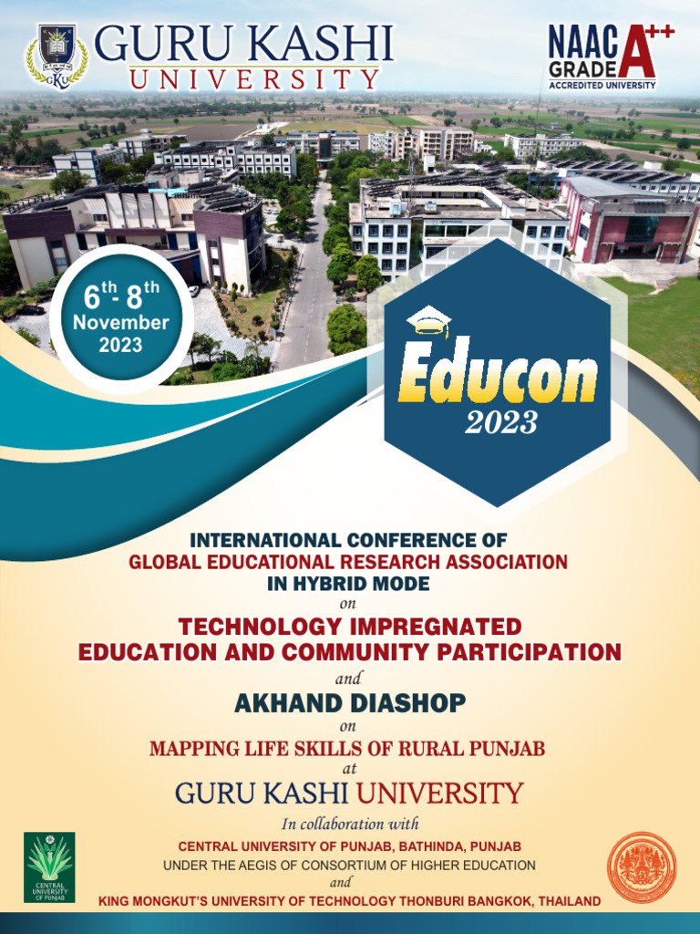 Guru Kashi University Conference 2023 | PDF | Information And ...