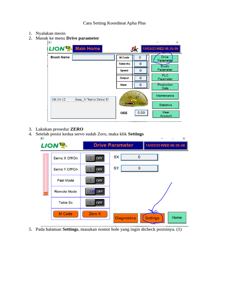 tutorial setting koordinat | PDF