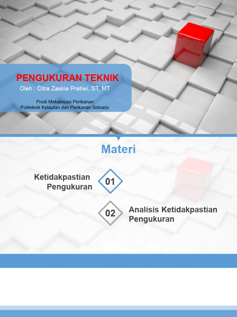 Pengukuran Teknik - Ketidakpastian Pengukuran | PDF | Metode & Bahan ...