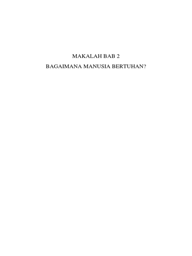 Makalah BAB 2 Buku Dikti | PDF