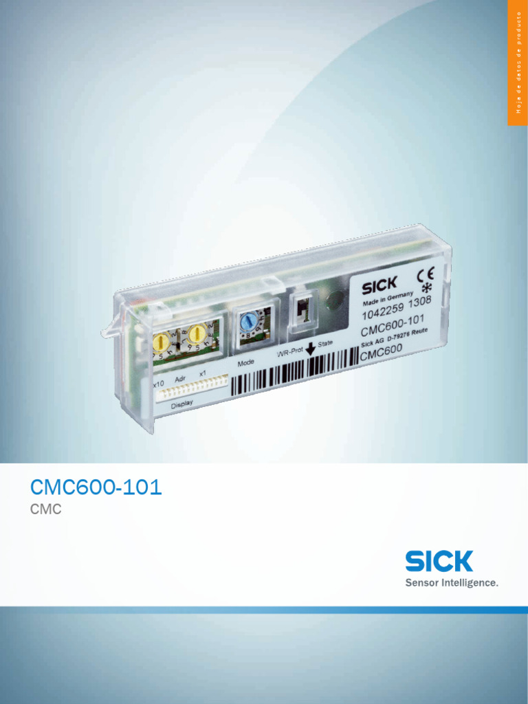 Annex 2 - Datasheet - CMC600-101 - 1042259 - Es | PDF | Informática