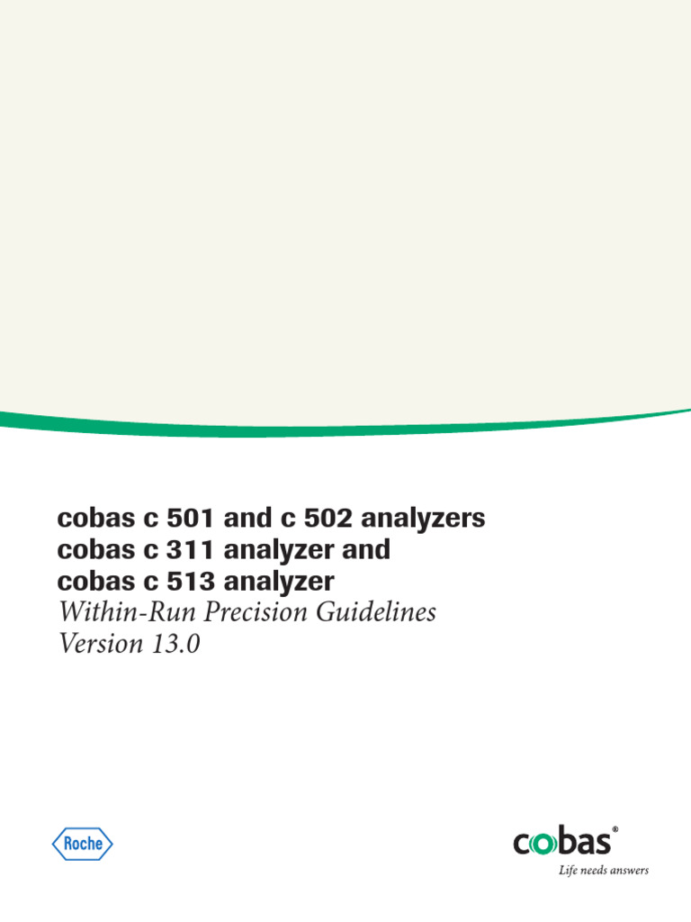 c311 - c501 - c502 - c513 Within Run Preciison Guide v13 | PDF | Trademark