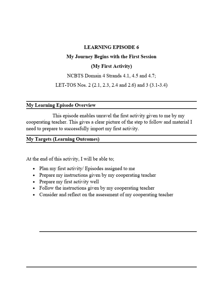 Learning Episode 6 | PDF | Cognition | Learning