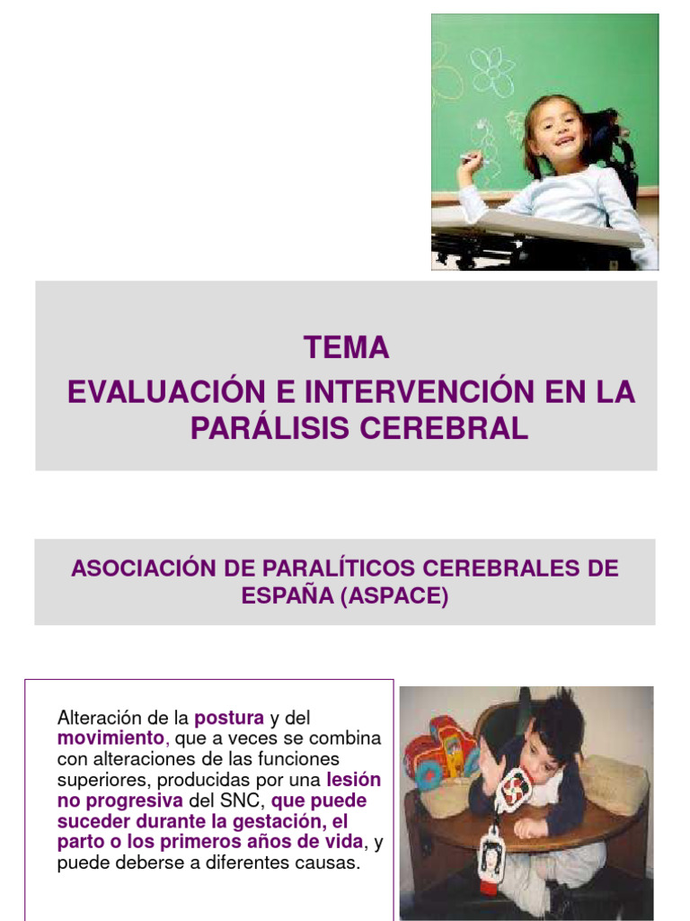 Tema 3 Itda | PDF | Neurología | Parálisis cerebral