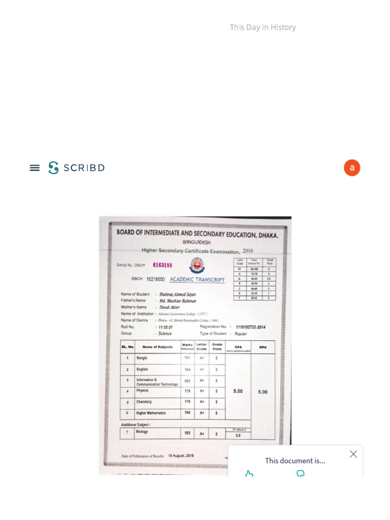 HSC and SSC Documents - PDF - Dhaka - World Politics | PDF | Dhaka ...