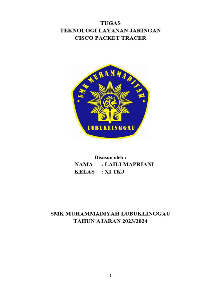 Tugas Cisco Packet Tracer | PDF