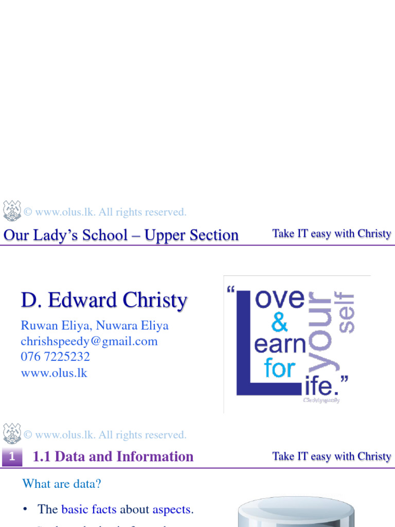 1 What Are Data Download Free Pdf Computer Data Storage Input Output