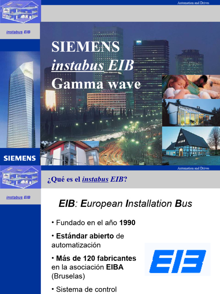 Sistema instabus EIB de Siemens | PDF | Ingenieria Eléctrica ...