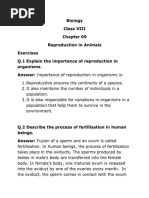 CLASS 8 Chapter 6 Reproduction in Animals | PDF | Sexual Reproduction ...