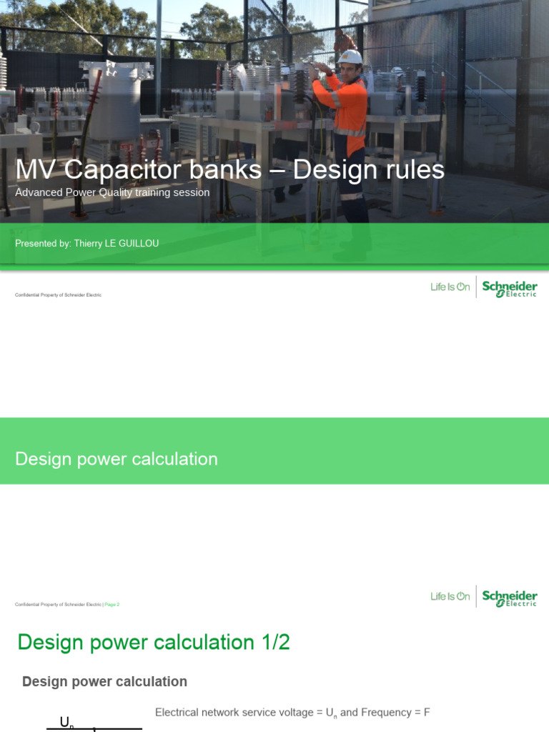 MV Capacitor Bank Design Guidelines | PDF | Capacitor | Components