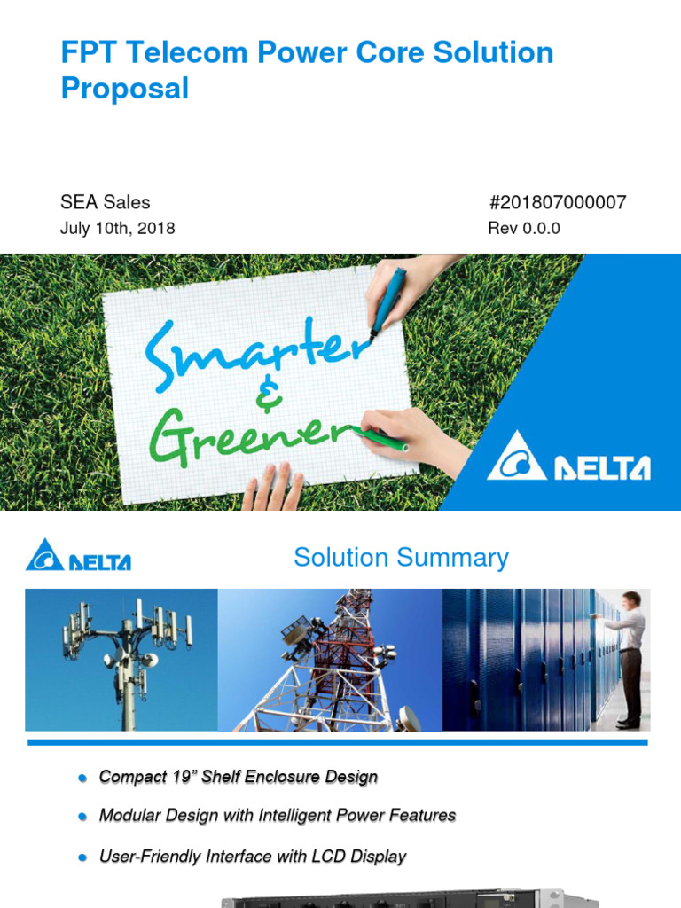 VN FPT Telecom 2U Pore Core Proposal R00 | PDF | Rectifier | Power ...