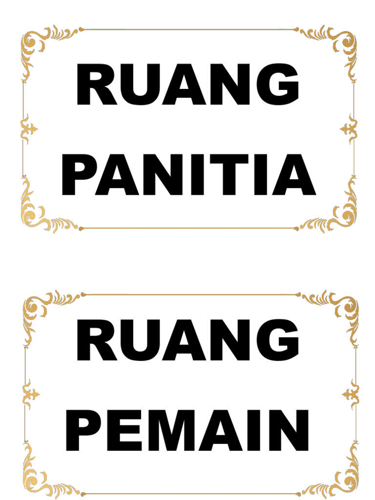 RUANG PANITIA DLL | PDF