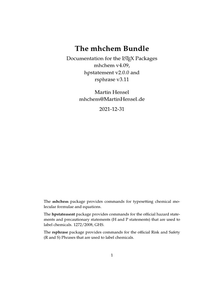 Mhchem | PDF | Chemistry