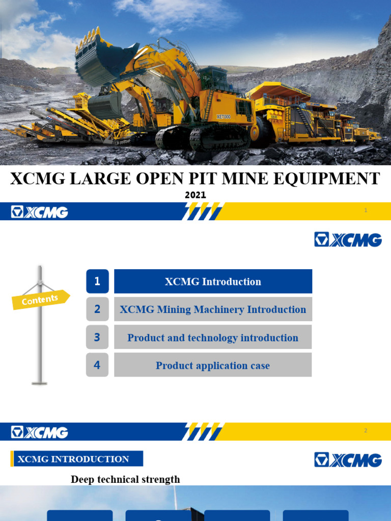 XCMG Mining Company Profile - 2023 | PDF | Truck | Axle