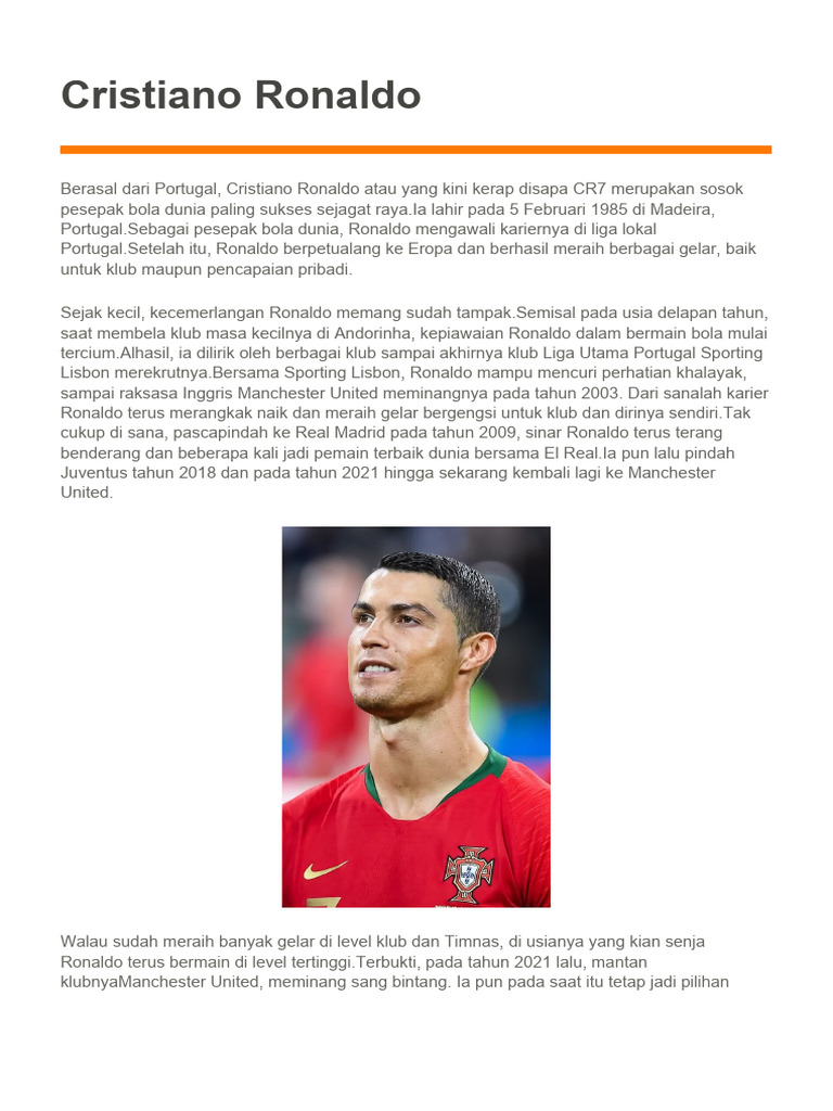 Cristiano Ronaldo | PDF