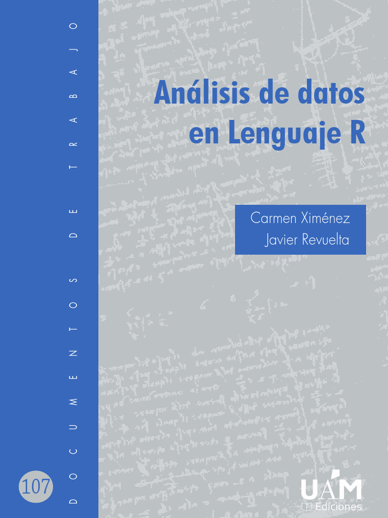 Analisis de Datos en Lenguaje R | PDF | R (lenguaje de programación ...