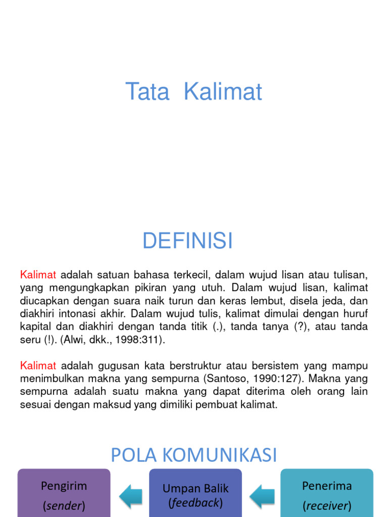5-6 Tata Kalimat | PDF