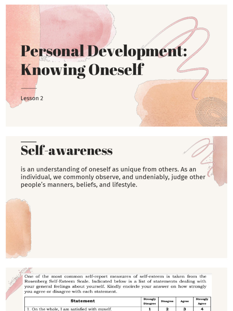 Q1M2 PerDev | Descargar gratis PDF | Self Esteem | Decision Making