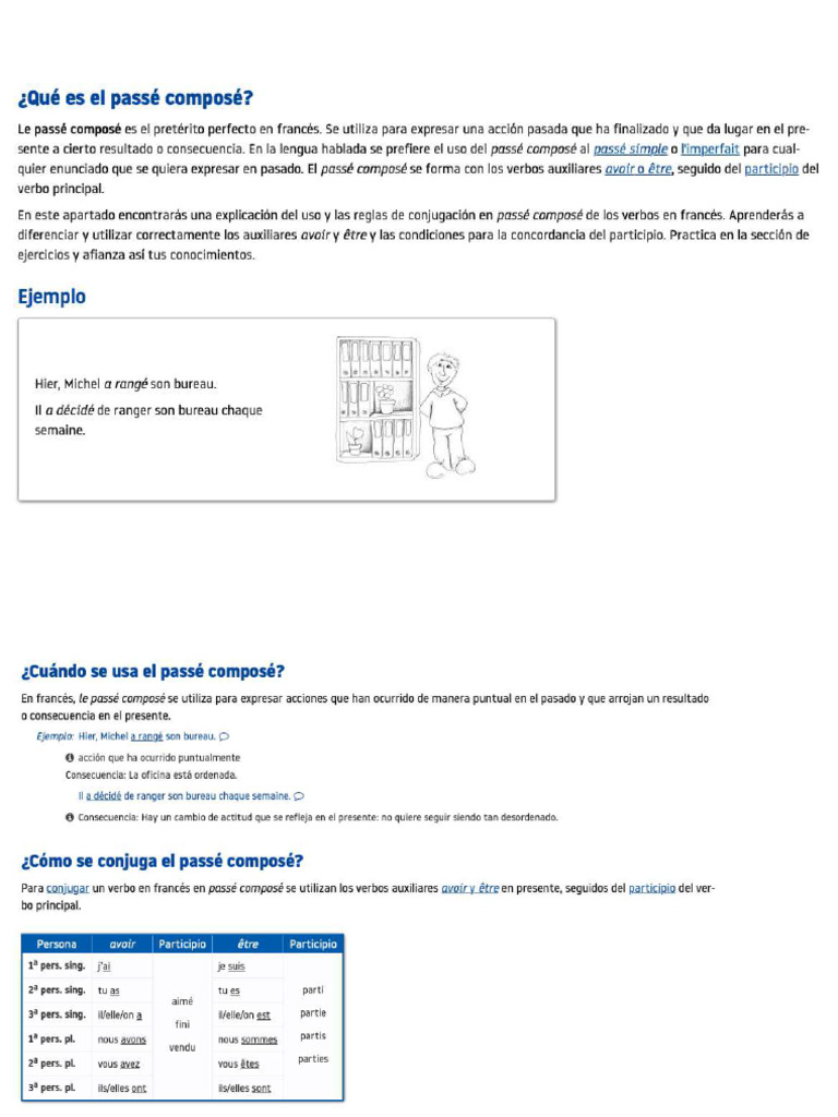 Passé Composé BM | PDF