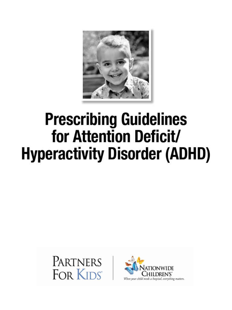 Prescribing Guidelines For ADHD | PDF | Attention Deficit Hyperactivity ...