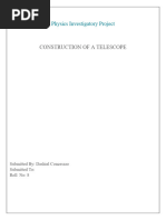 Astronomical Telescope Physics | PDF