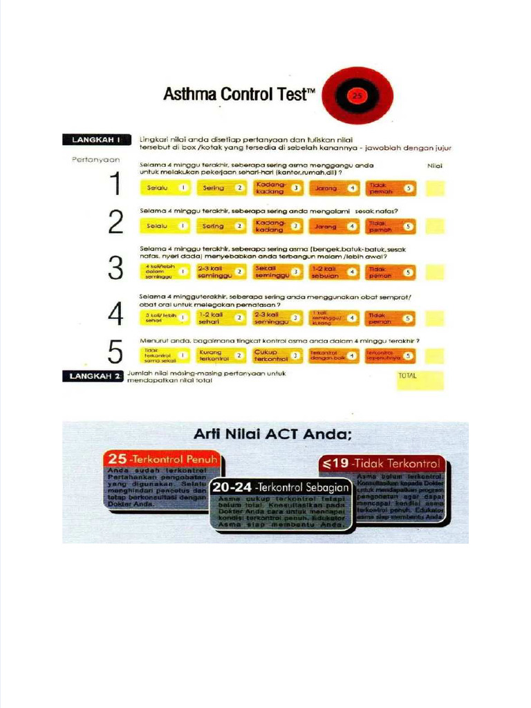 PDF Asma Control Test - Compress | PDF