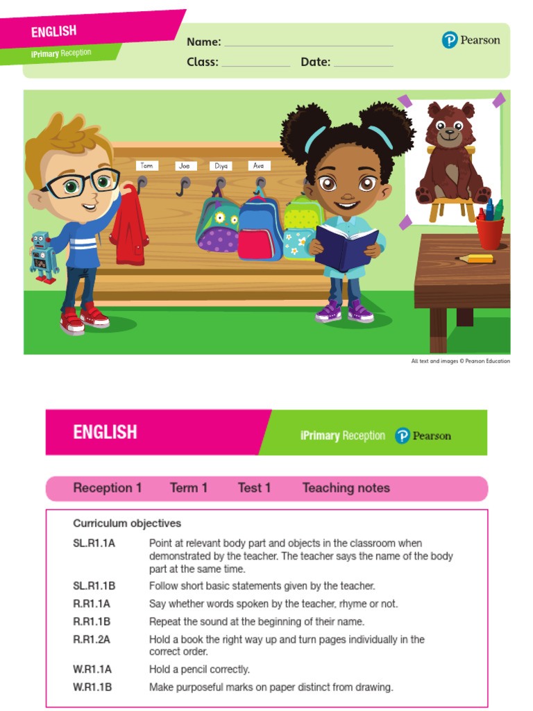 iPrimary Reception Curriculum Overview | PDF | Cognition | Learning