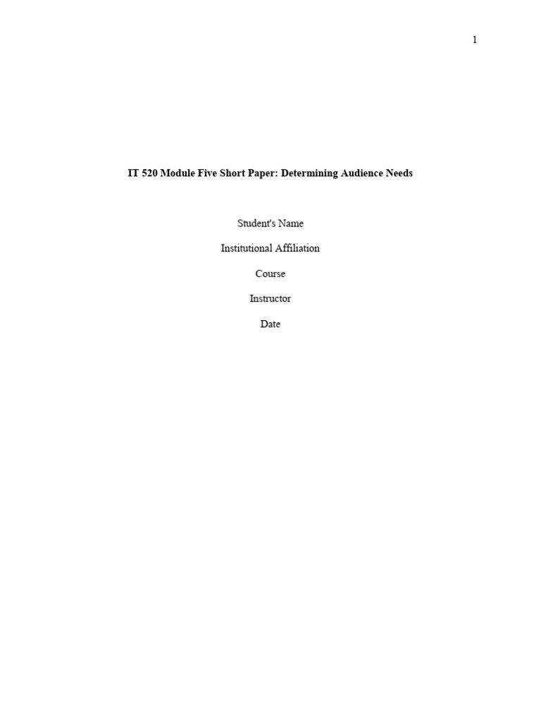 Determining Audience Needs | PDF | Marketing | Research And Development