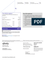 Xfinity Bill | PDF | Service Industries